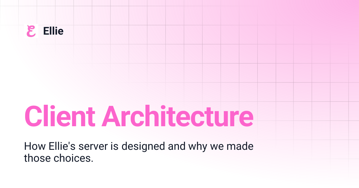Client Architecture | Ellie
